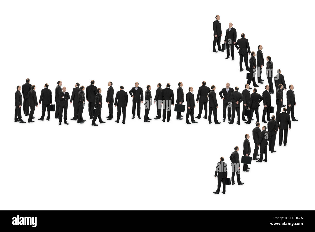 Formation alignment Cut Out Stock Images & Pictures - Alamy