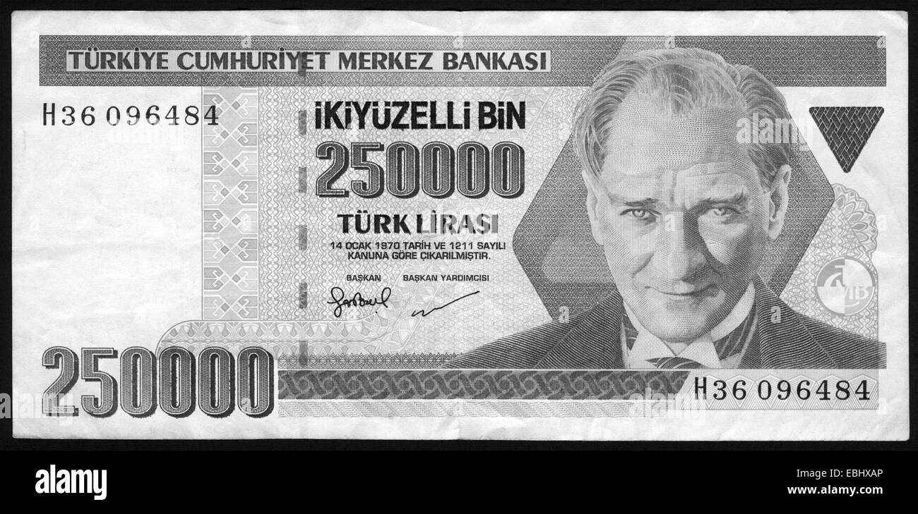 Old turkish lira note High Resolution Stock Photography and Images - Alamy