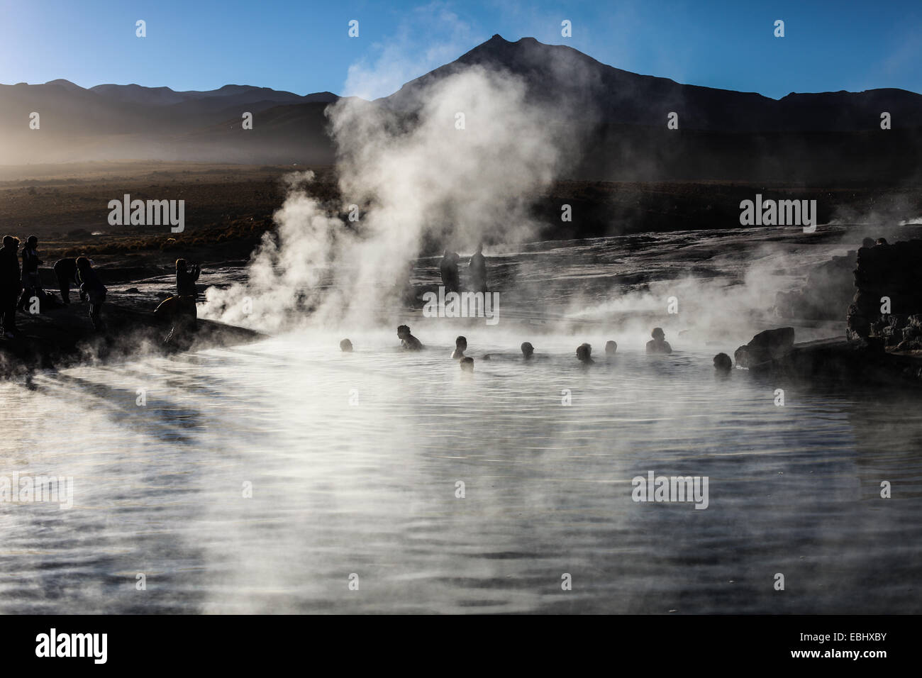 Geyser field El Tatio in Atacama region, Chile Stock Photo - Alamy