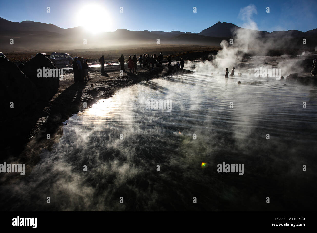 Geyser field El Tatio in Atacama region, Chile Stock Photo - Alamy