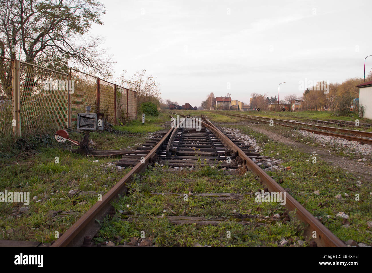 Railway crossover hi-res stock photography and images - Alamy
