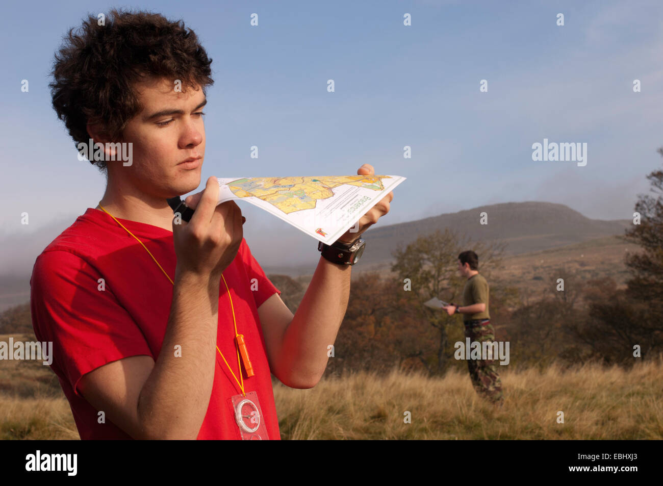 Orienteering in the UK Stock Photo - Alamy