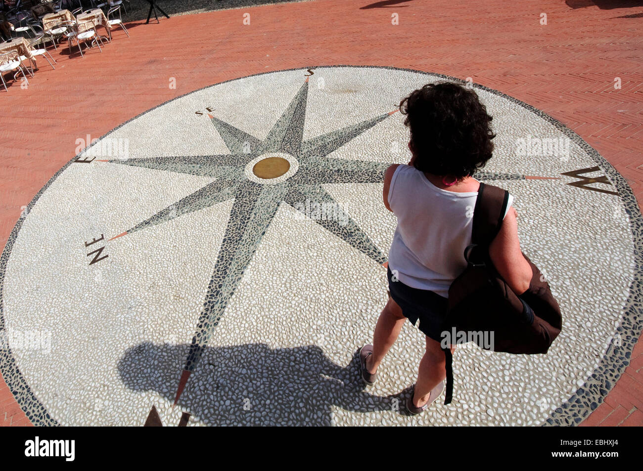 Compass rose mosaic hi-res stock photography and images - Alamy