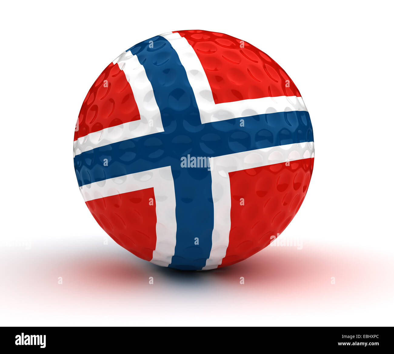 Norwegian Golf Ball (Isolated with clipping path Stock Photo - Alamy