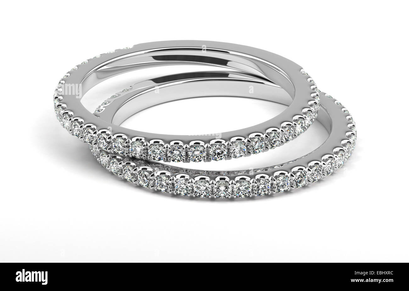 Two Wedding Rings Stock Photo - Alamy