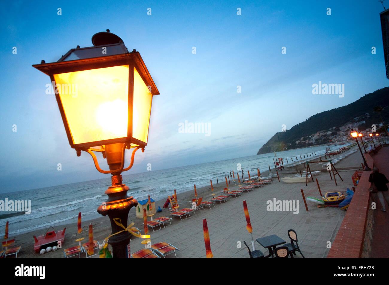 Illuminated beach sky night beach hi-res stock photography and images ...