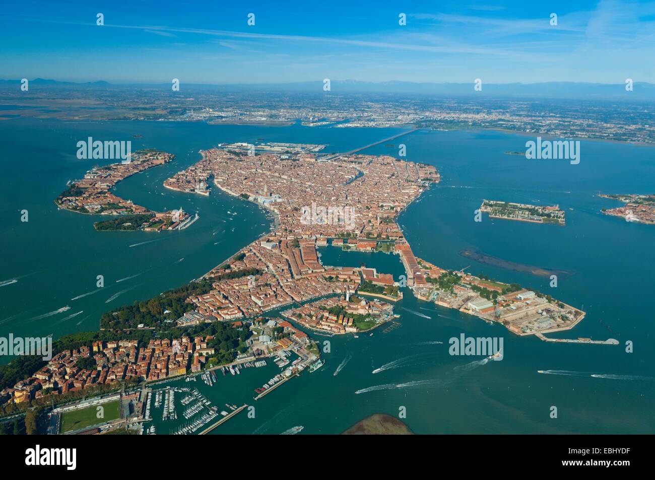 Aerial view of Venice, Italy, Europe Stock Photo - Alamy