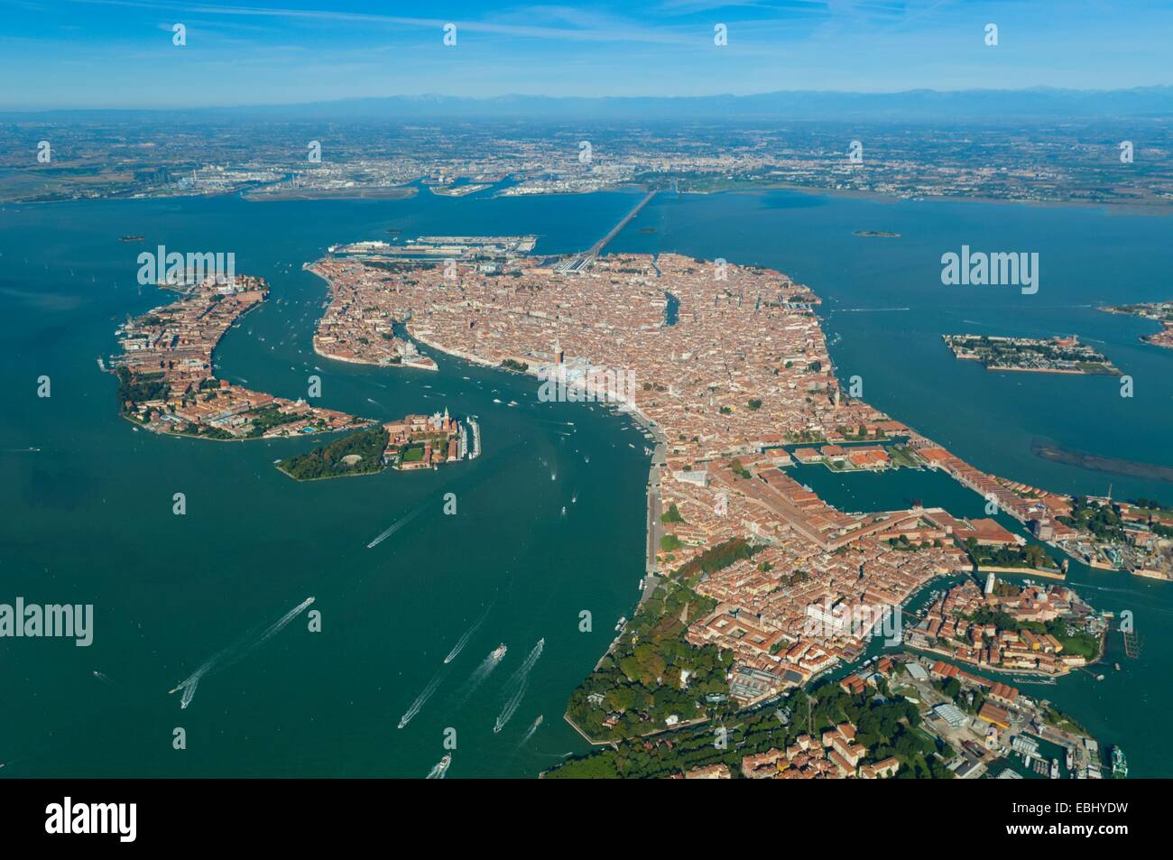 Aerial view of Venice, Italy, Europe Stock Photo - Alamy
