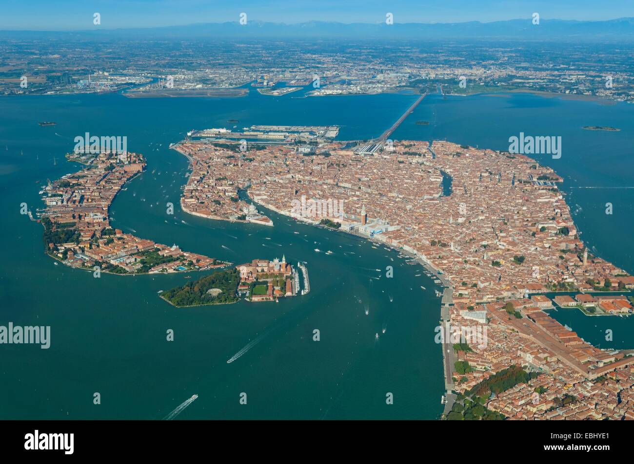 Aerial view of Venice, Italy, Europe Stock Photo - Alamy