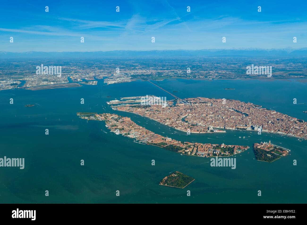 Aerial view of Venice, Italy, Europe Stock Photo - Alamy