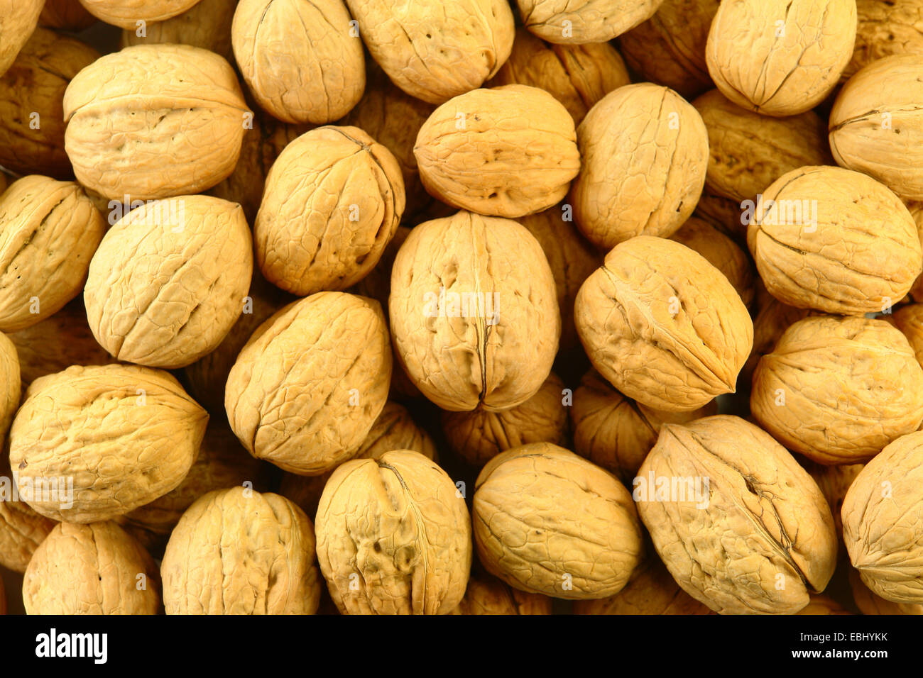 Stack of Walnut Stock Photo - Alamy