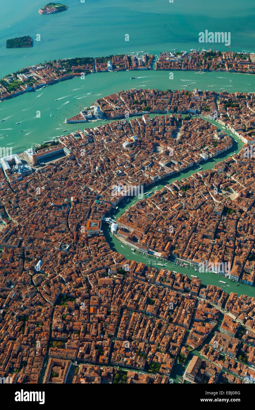 Aerial view of Venice city, Italy, Europe Stock Photo - Alamy