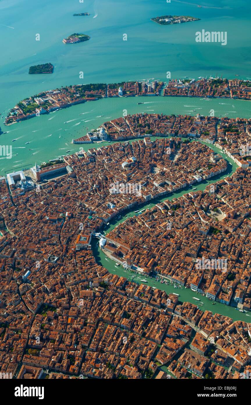 Aerial view of Venice city, Italy, Europe Stock Photo - Alamy