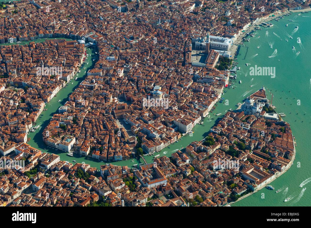 Aerial view of Venice city, Italy, Europe Stock Photo - Alamy