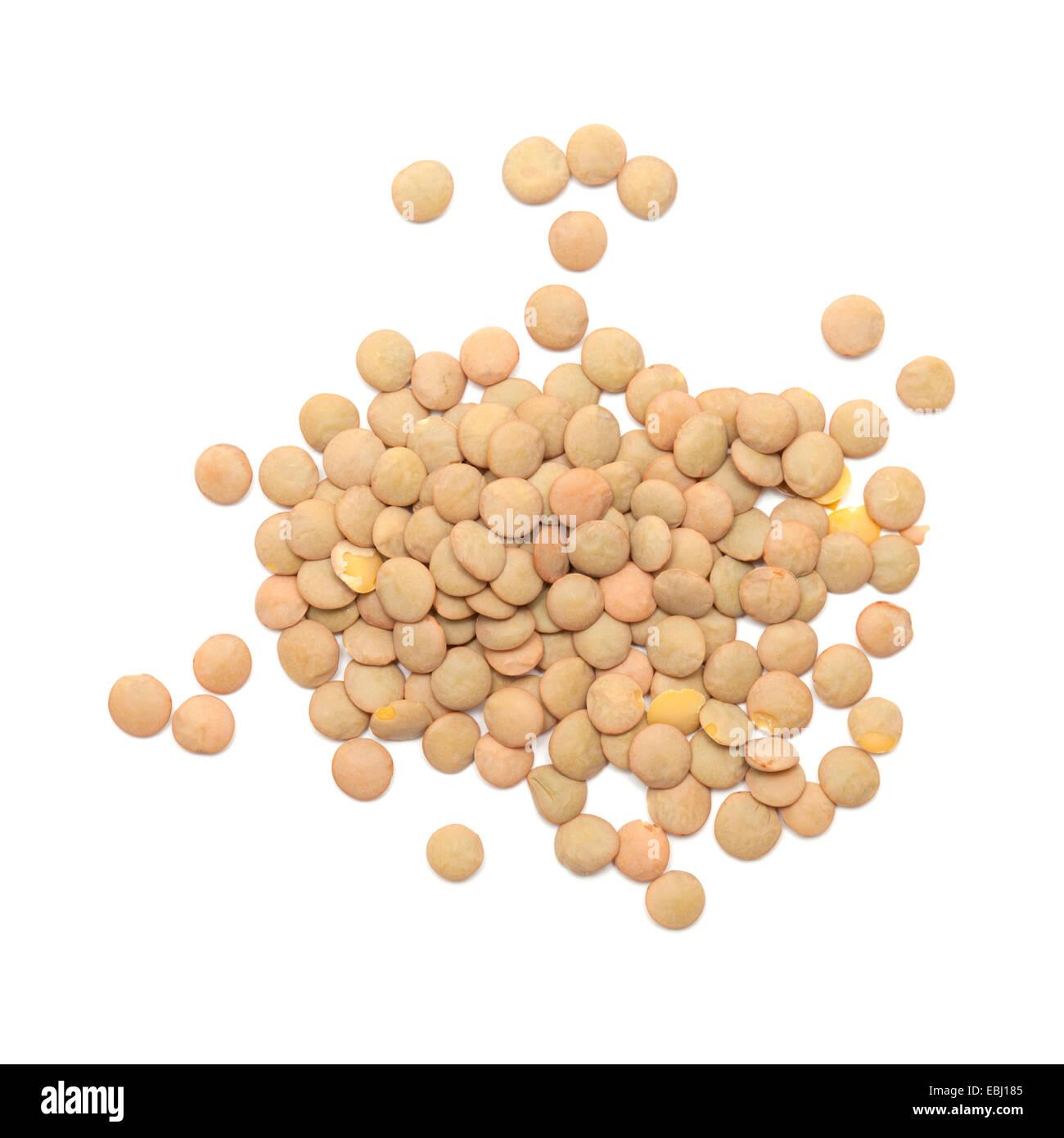 lentils isolated on white background Stock Photo - Alamy