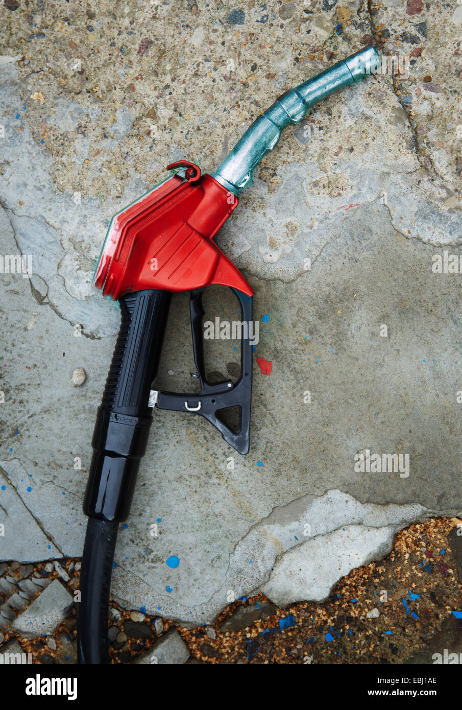 Old Gasoline Pump Nozzle Stock Photo - Alamy