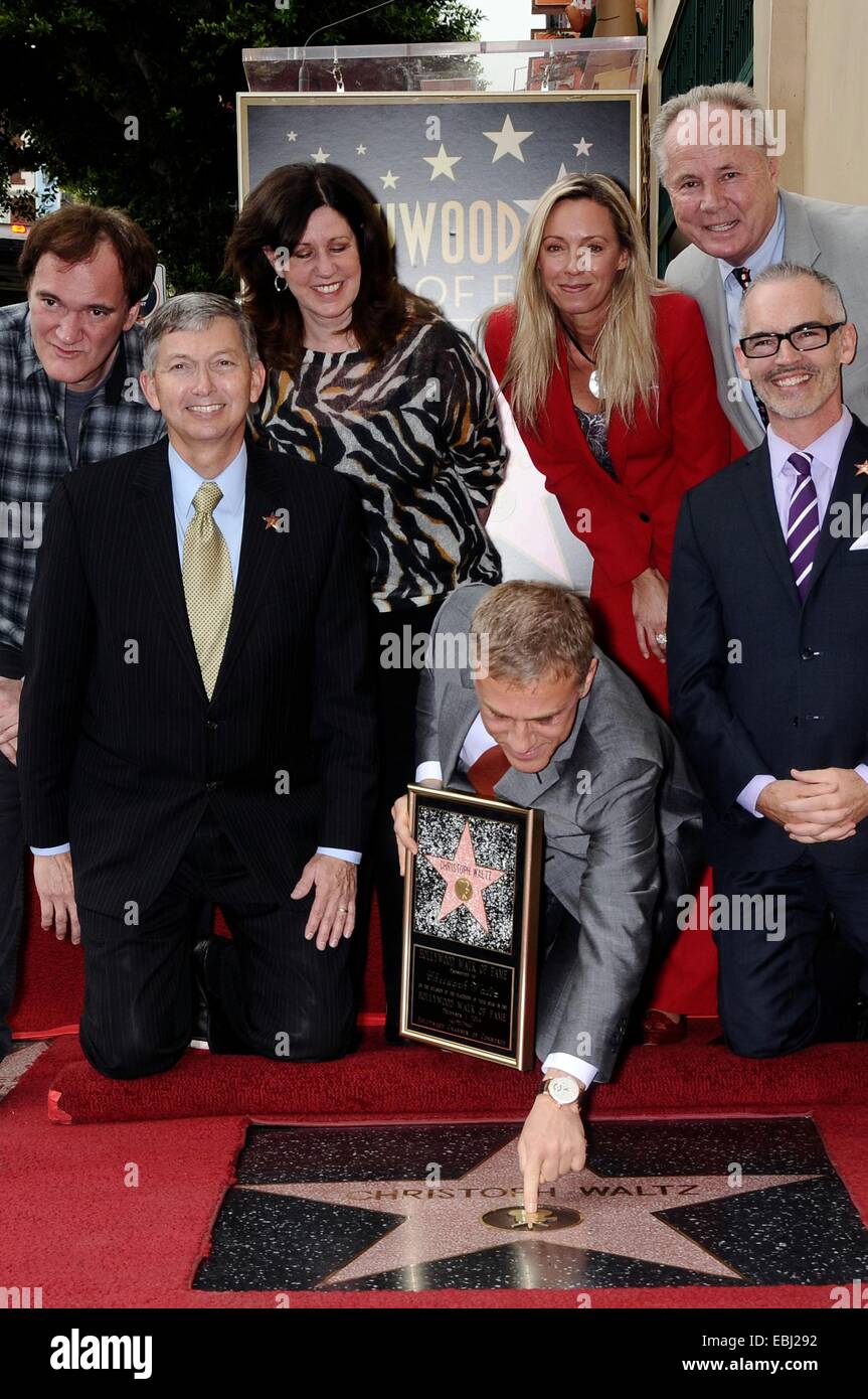 Los Angeles, CA, USA. 1st Dec, 2014. Quentin Tarantino, Leron Gubler ...