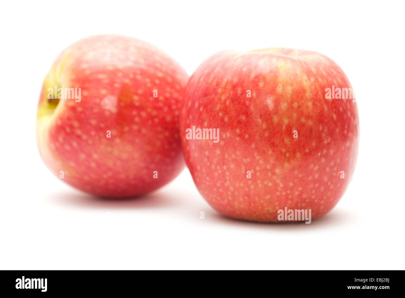pink apples isolated on white background Stock Photo - Alamy