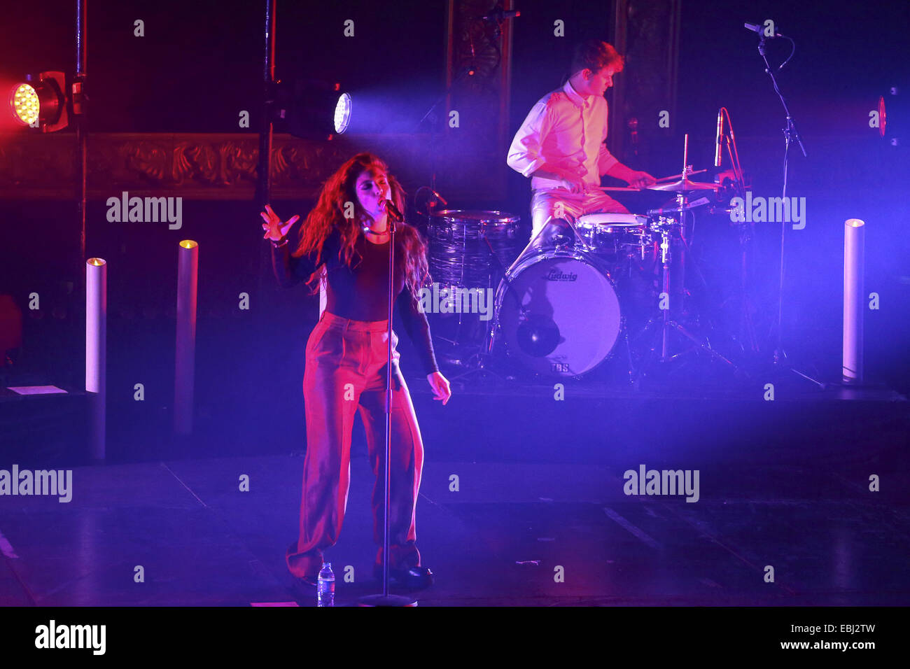 Lorde performing live at Columbiahalle. Featuring: Lorde Where: Berlin ...