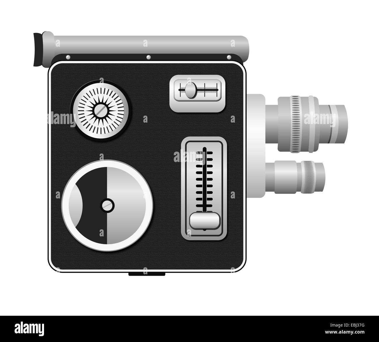 Movie photo camera Black and White Stock Photos & Images - Alamy