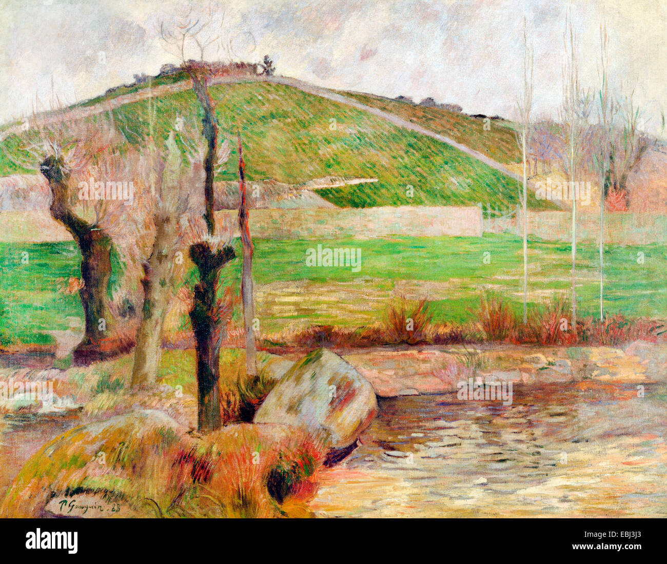 Paul Gauguin, Landscape Near Pont-Aven 1888 Oil on canvas. Bridgestone ...