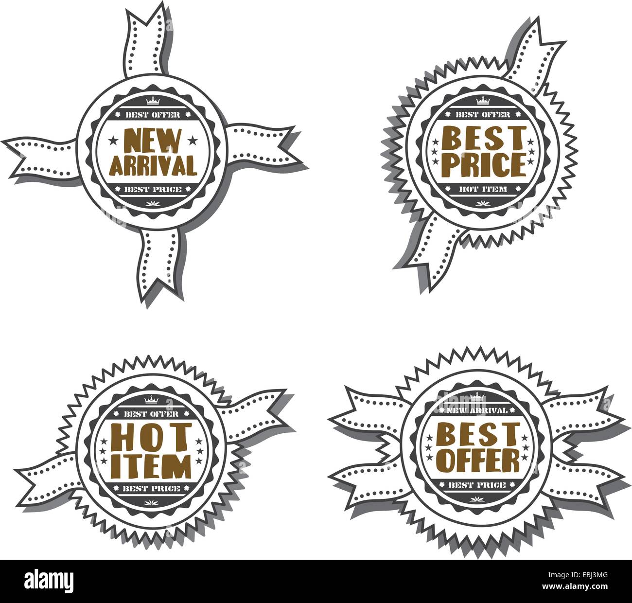 label sticker theme Stock Vector Image & Art - Alamy