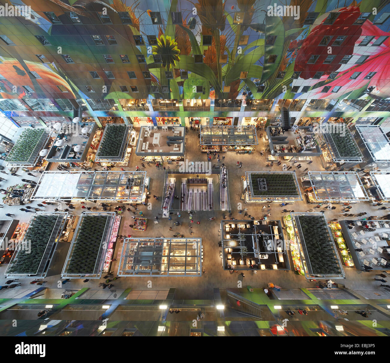 Market Hall Rotterdam, Rotterdam, Netherlands. Architect: MVRDV, 2014 ...