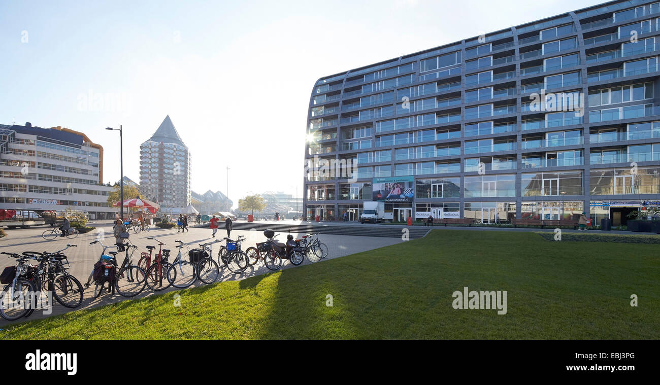 Market Hall Rotterdam, Rotterdam, Netherlands. Architect: MVRDV, 2014 ...
