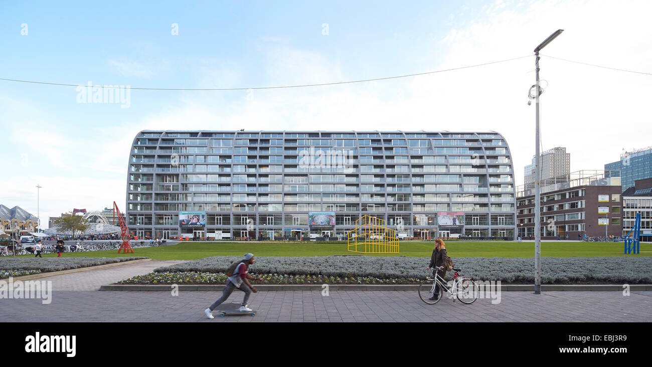 Market Hall Rotterdam, Rotterdam, Netherlands. Architect: MVRDV, 2014 ...