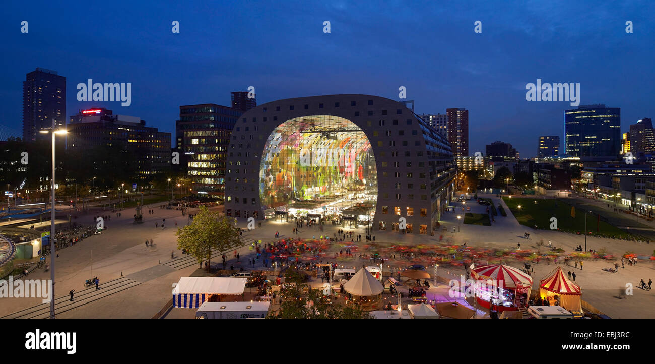 Market Hall Rotterdam, Rotterdam, Netherlands. Architect: MVRDV, 2014 ...