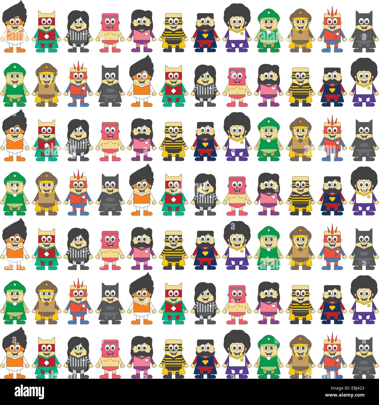 cartoon character art Stock Vector Image & Art - Alamy