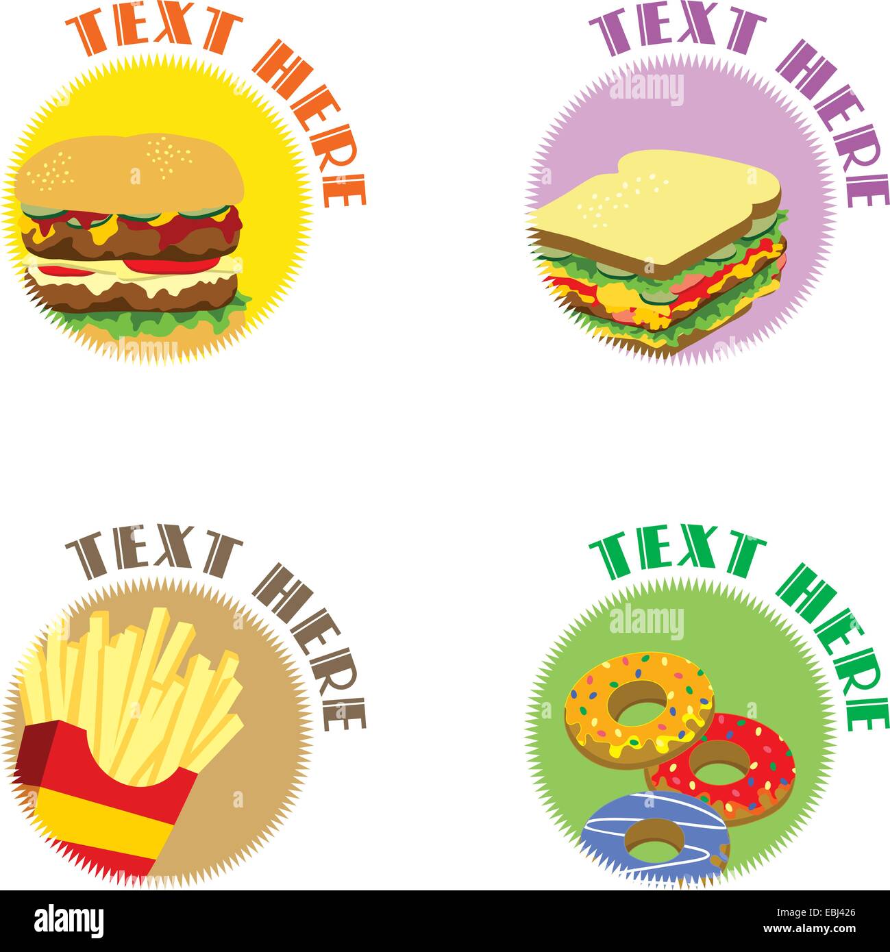 food and drink restaurant menu theme Stock Vector Image & Art - Alamy