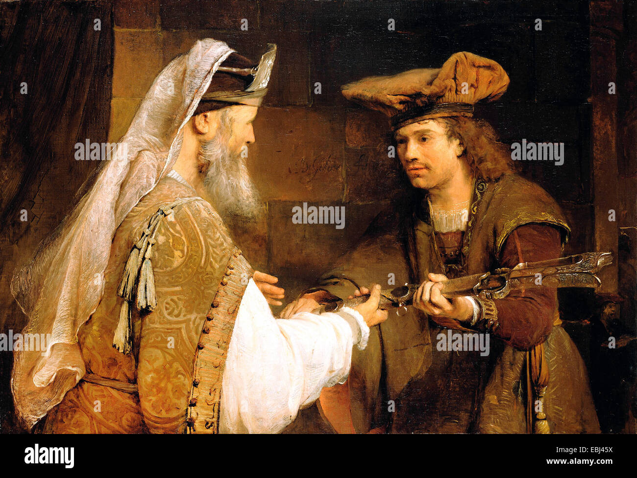 David goliath sword hi-res stock photography and images - Alamy