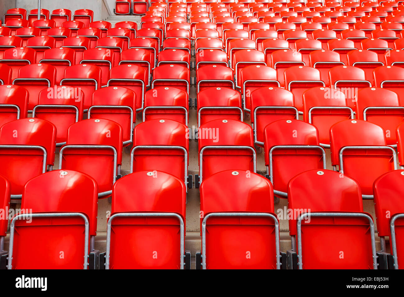 Soccer stadium Eden, Synot Tip Arena, seats Stock Photo - Alamy