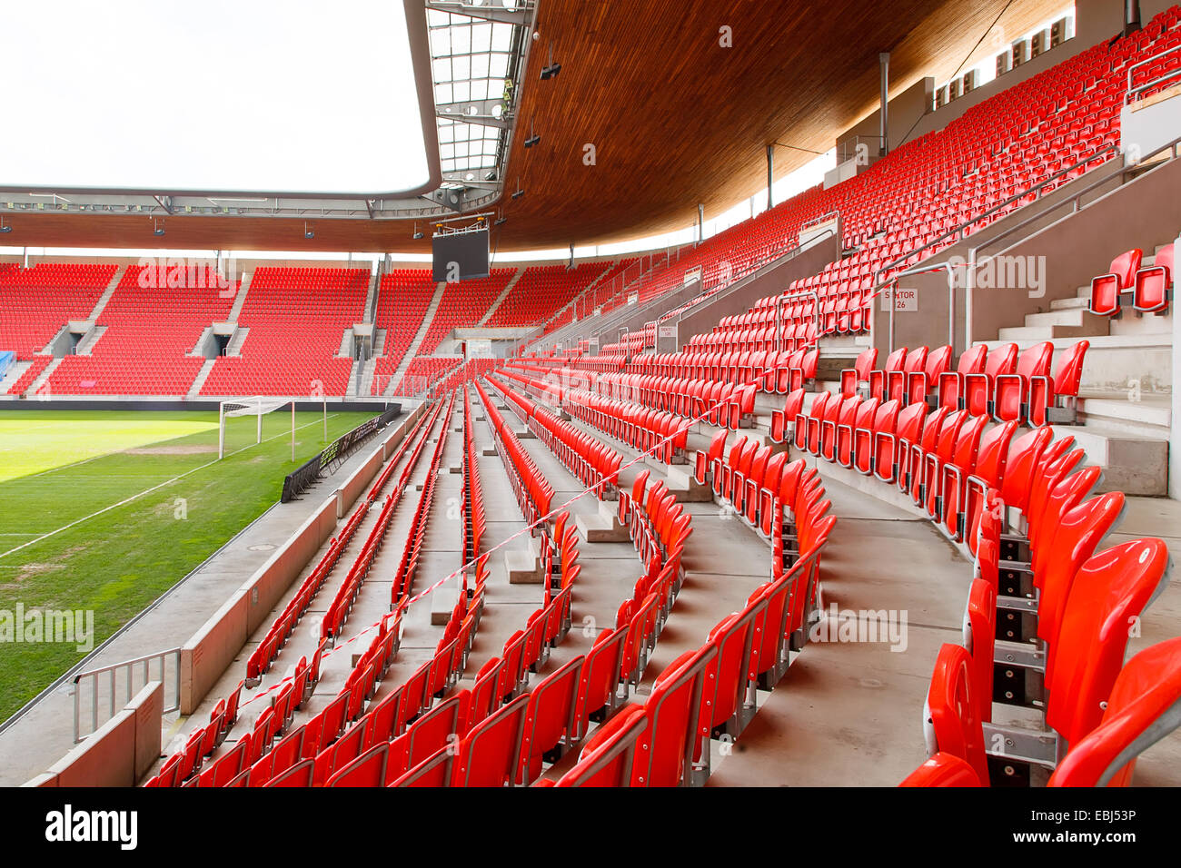 Soccer stadium Eden, Synot Tip Arena Stock Photo - Alamy