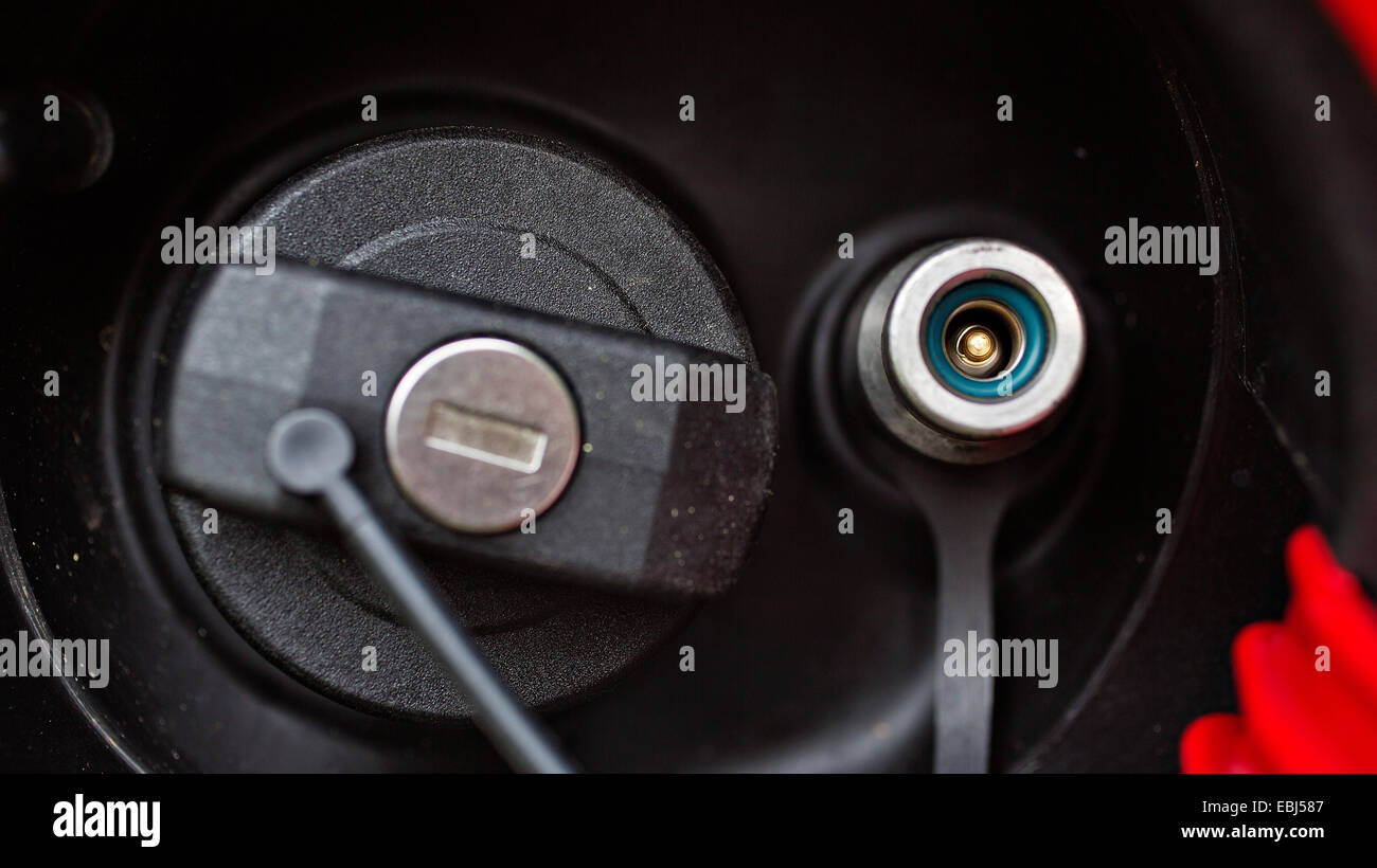 CNG - Compressed Natural Gas, alternative fuel, nozzle Stock Photo - Alamy