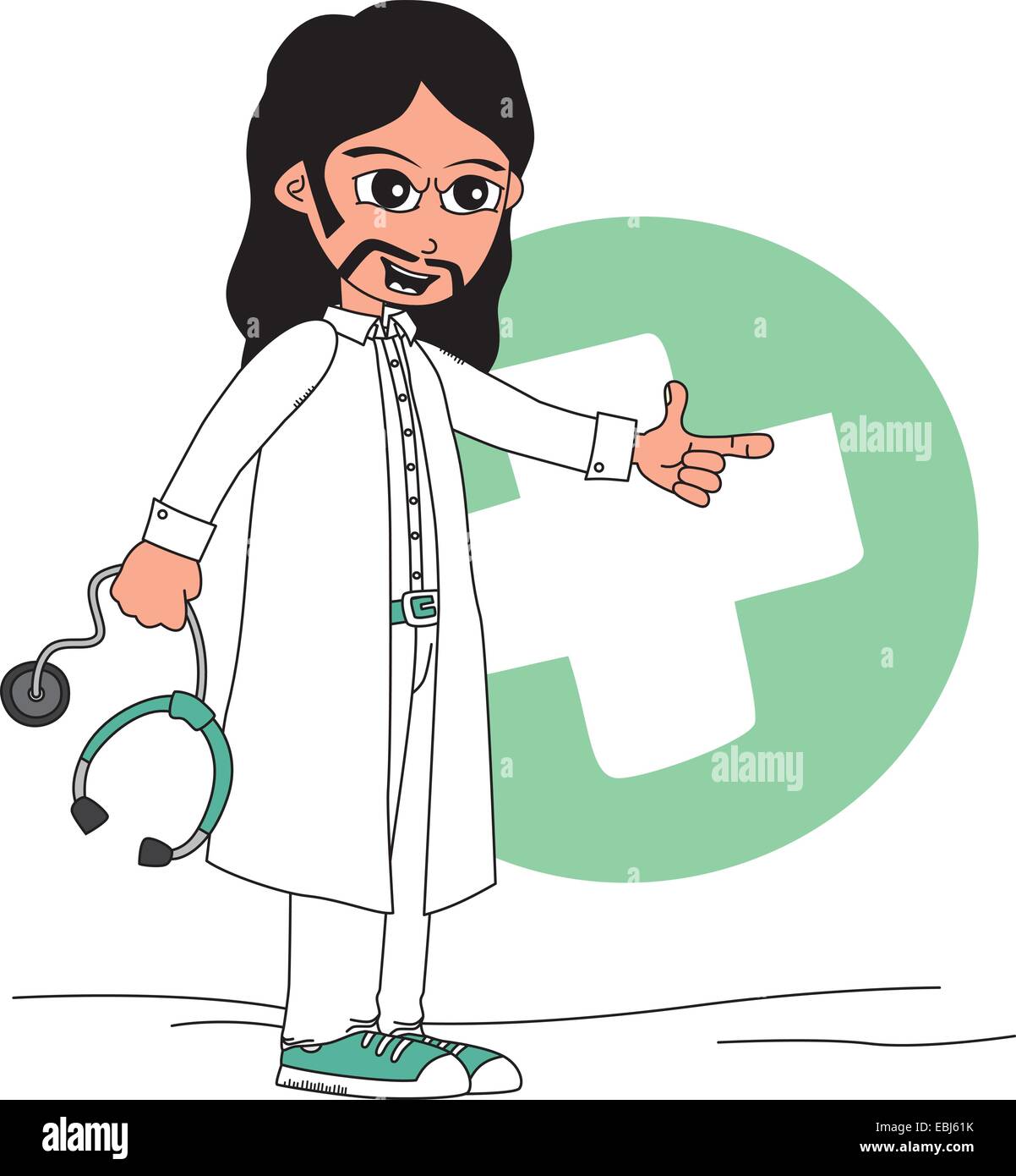 medical doctor cartoon character Stock Vector Image & Art - Alamy