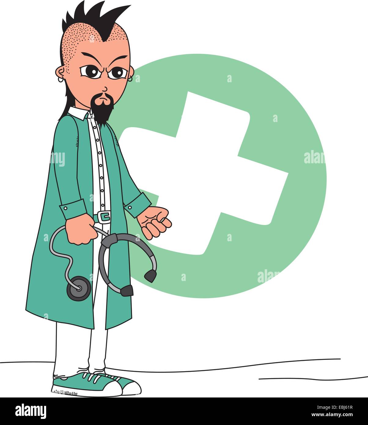 medical doctor cartoon character Stock Vector Image & Art - Alamy
