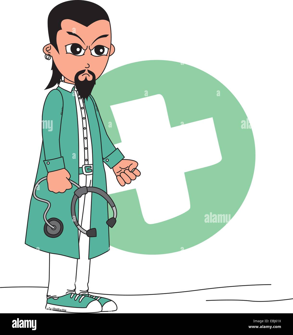 medical doctor cartoon character Stock Vector Image & Art - Alamy