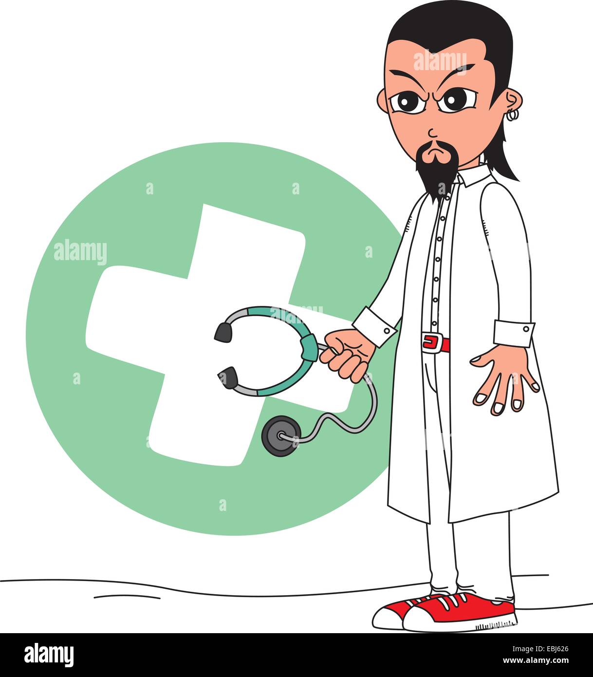 medical doctor cartoon character Stock Vector Image & Art - Alamy