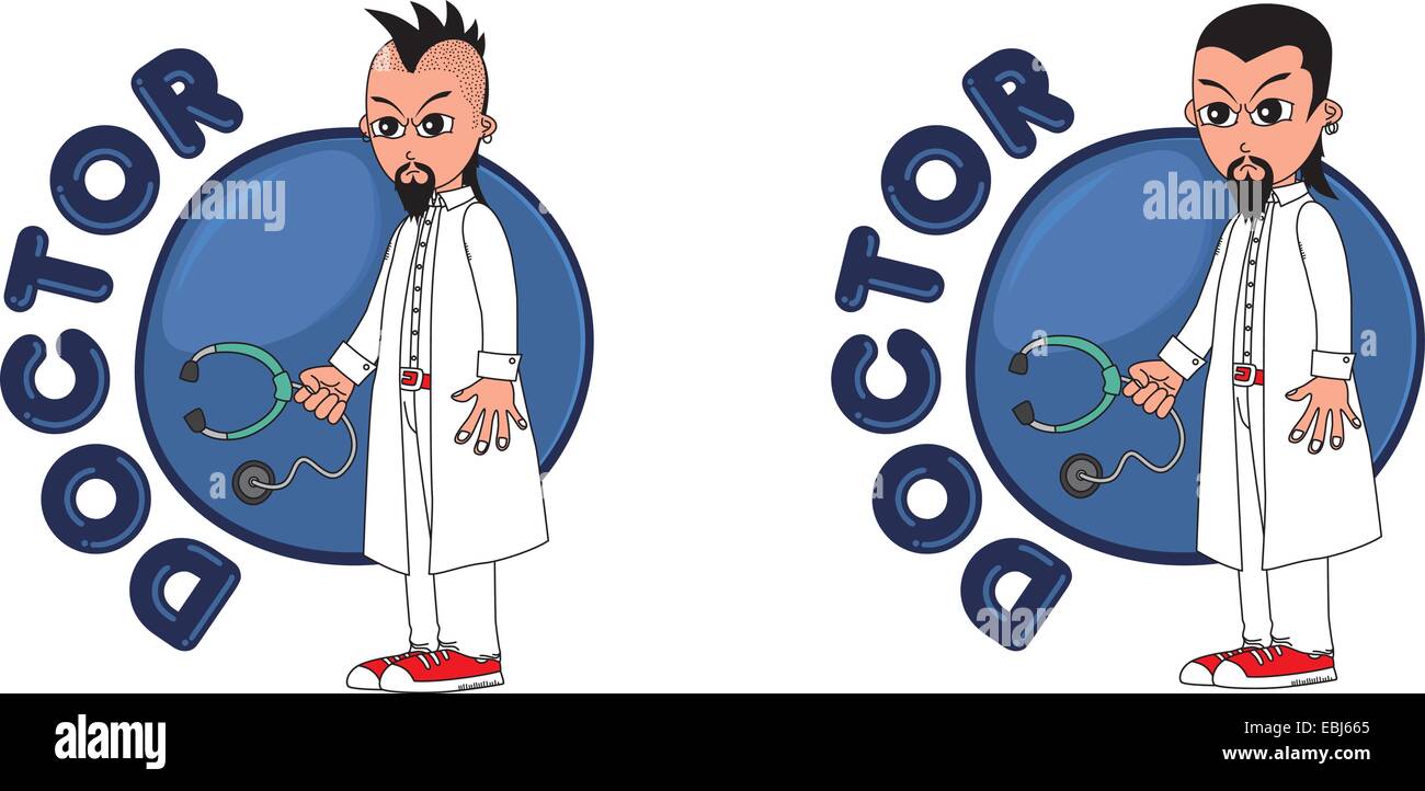 medical doctor cartoon character Stock Vector Image & Art - Alamy