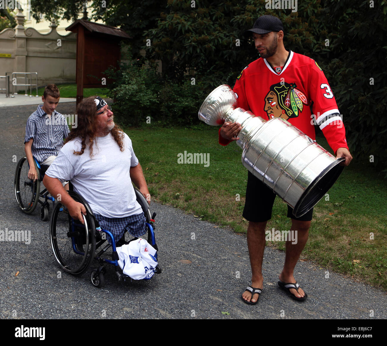 Michal Rozsival, Tomas Kvoch Stock Photo - Alamy