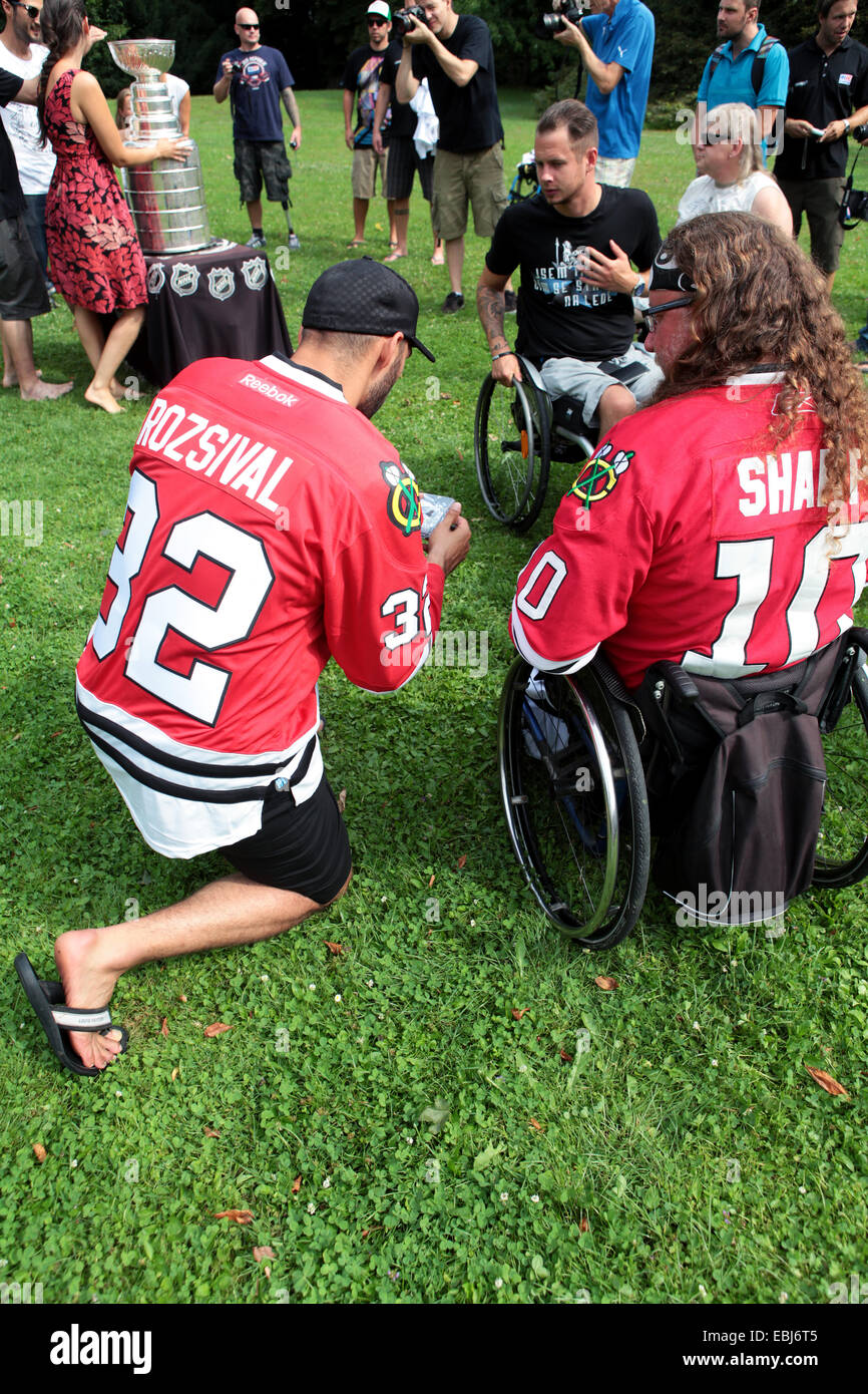 Michal Rozsival, Tomas Kvoch Stock Photo - Alamy