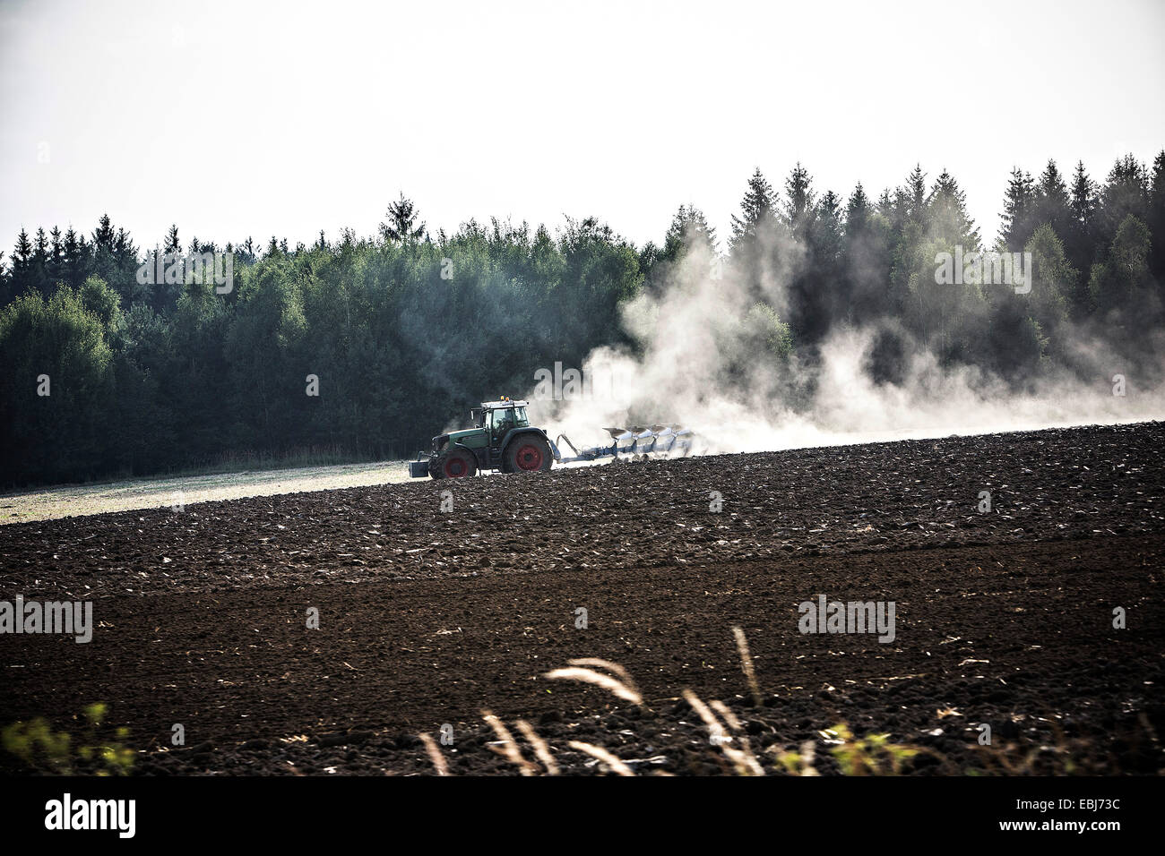 ploughing, plough, tractor Stock Photo - Alamy