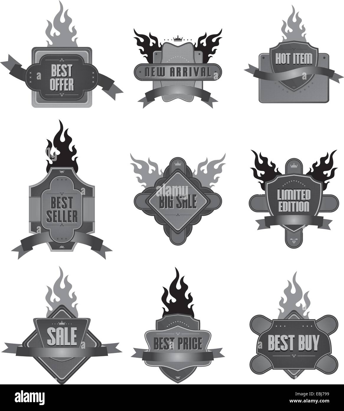 label sticker theme Stock Vector Image & Art - Alamy
