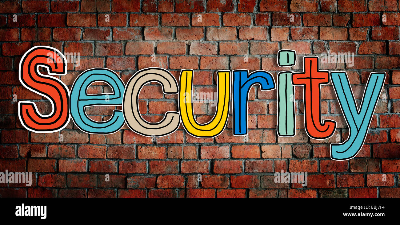 Security word hi-res stock photography and images - Alamy