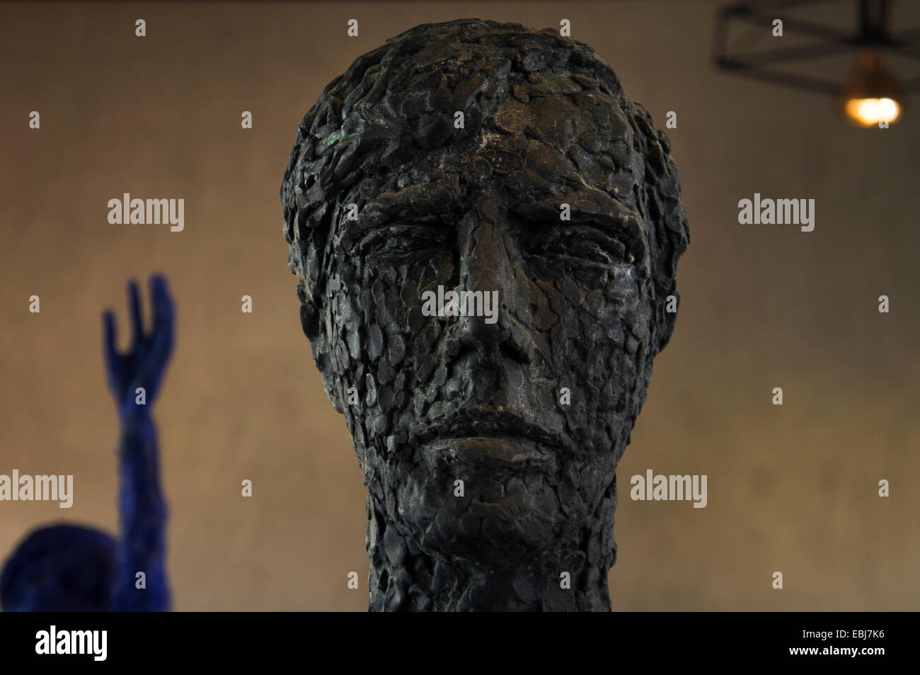 The Second Guardian (Jan Zajic) sculpture by Olbram Zoubek Stock Photo ...