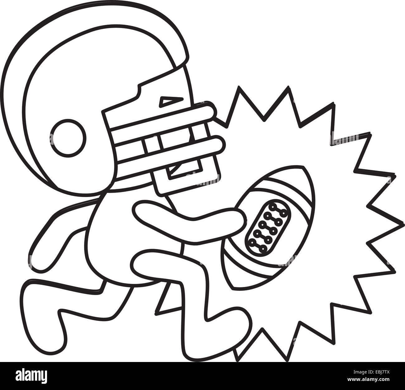 american football theme Stock Vector Image & Art - Alamy