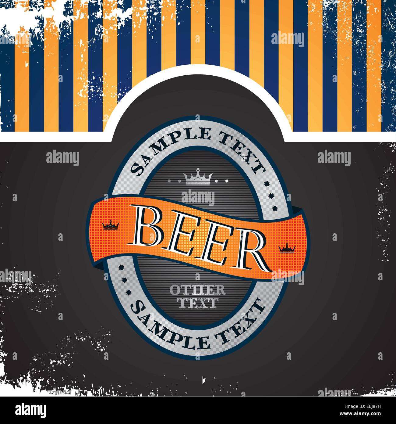 beer theme illustration Stock Vector Image & Art - Alamy