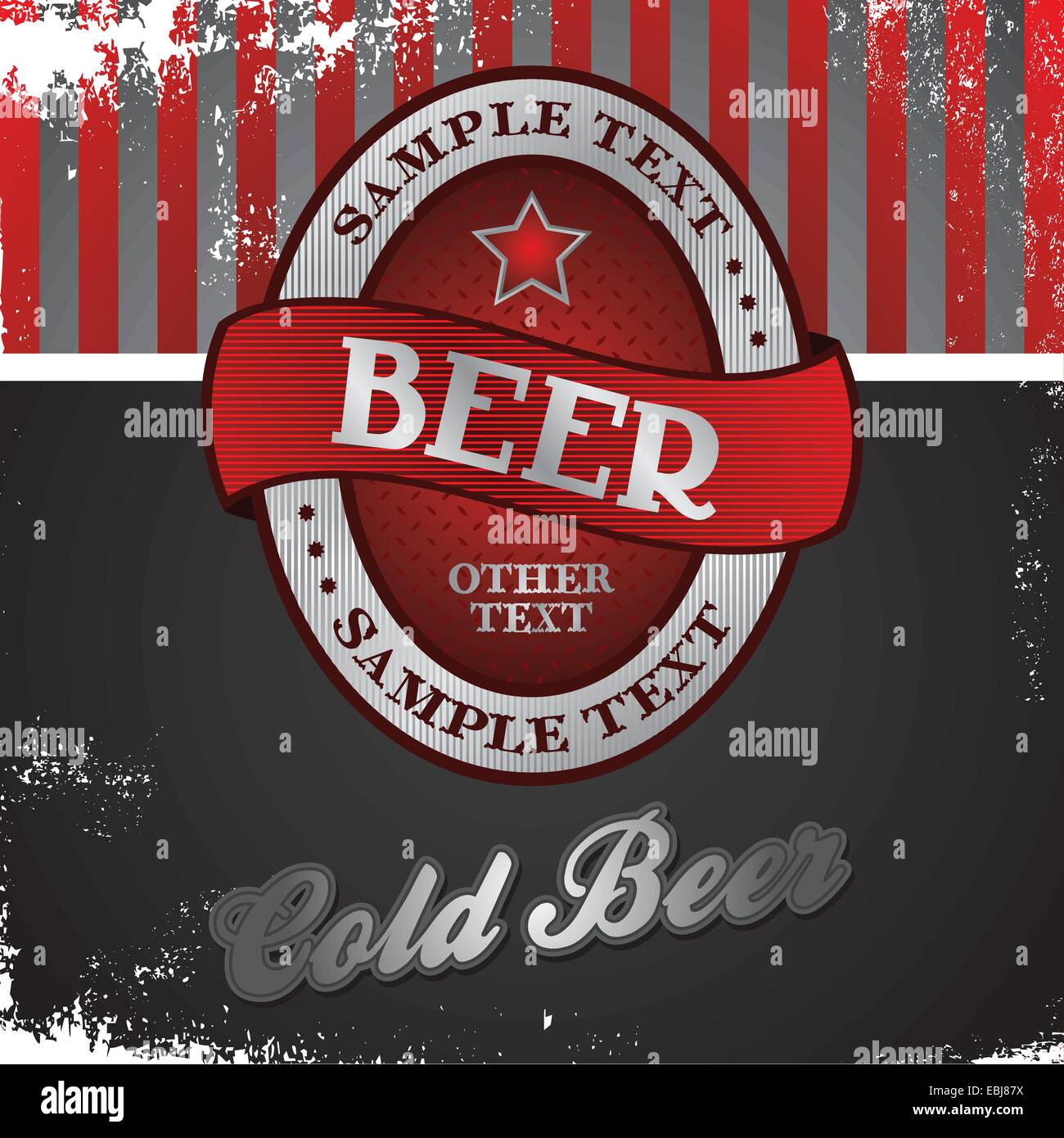 beer theme illustration Stock Vector Image & Art - Alamy